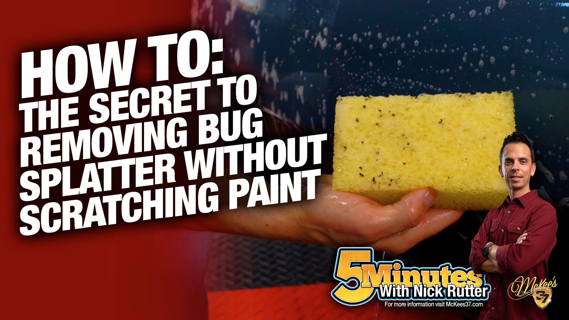 McKees37.com - The Secret To Removing Bug Splatter Without Scratching Paint