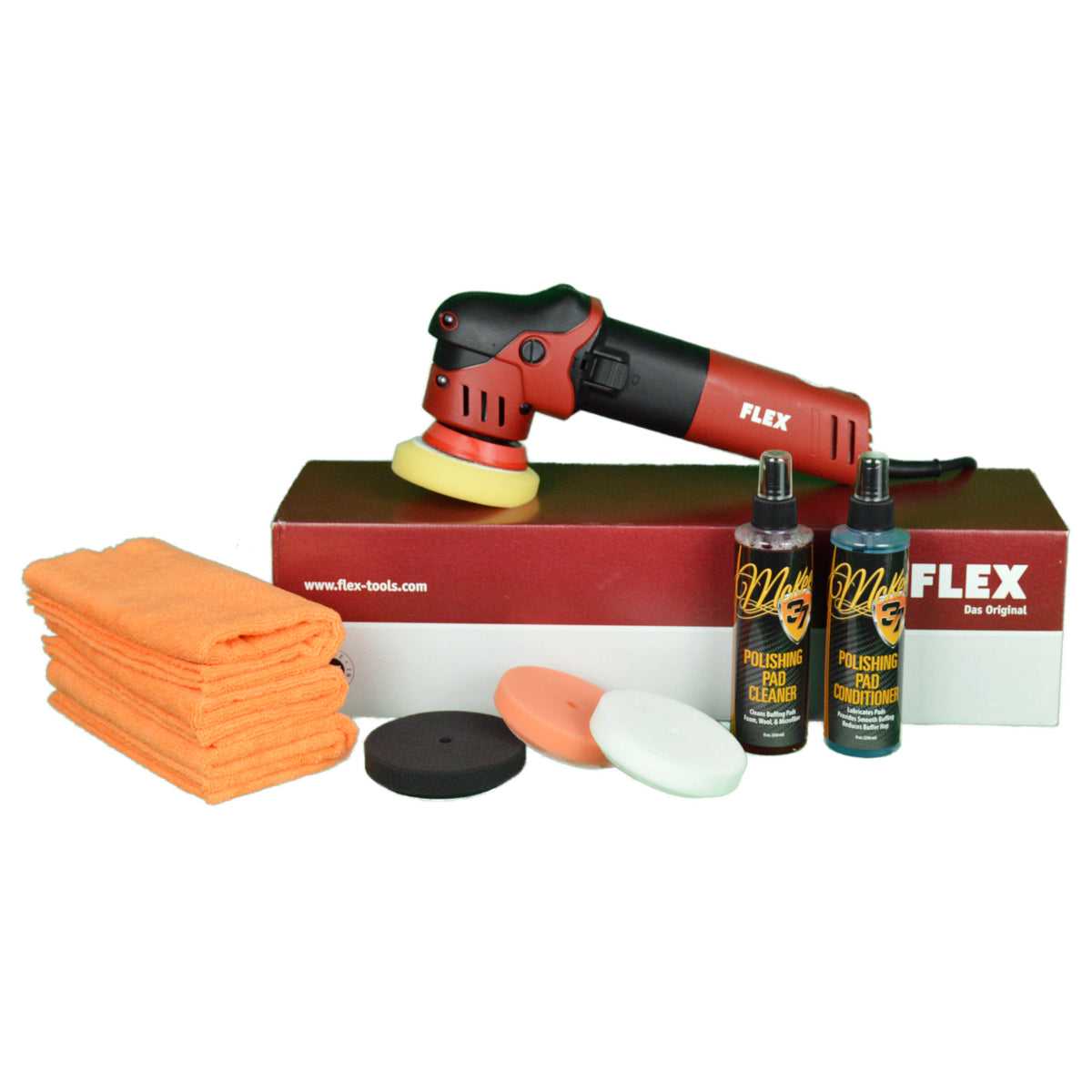 FLEX XFE 7-12 3 Inch Mini Polisher Kit - McKees37.com