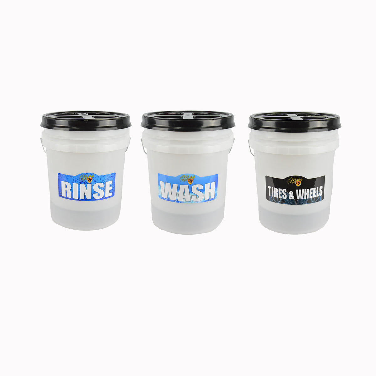 Rinse, Wash, Tire & Wheel Bucket Labels - McKees37.com
